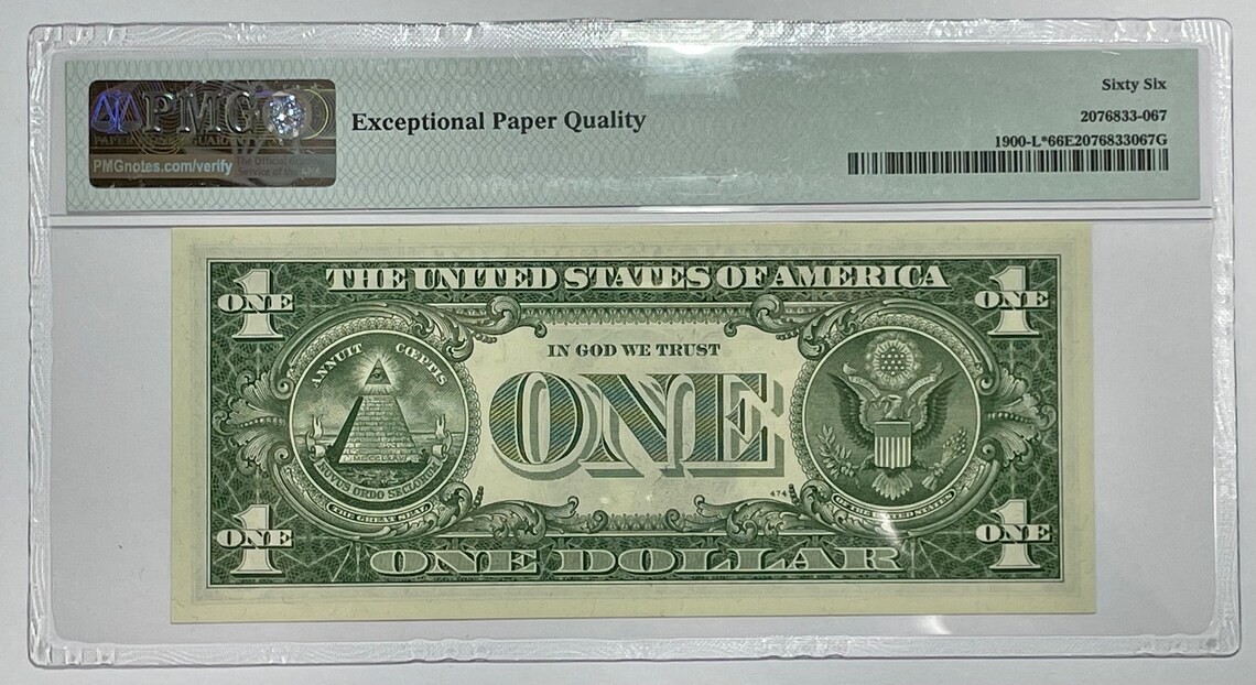 1963 One Dollar Bill San Francisco Federal Reserve Bank Star Note PMG ...