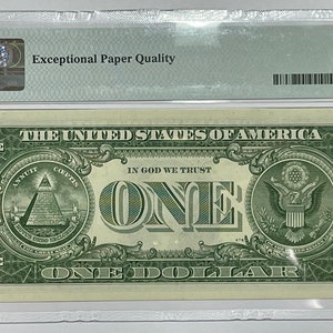 1963 One Dollar Bill San Francisco Federal Reserve Bank Star Note PMG ...