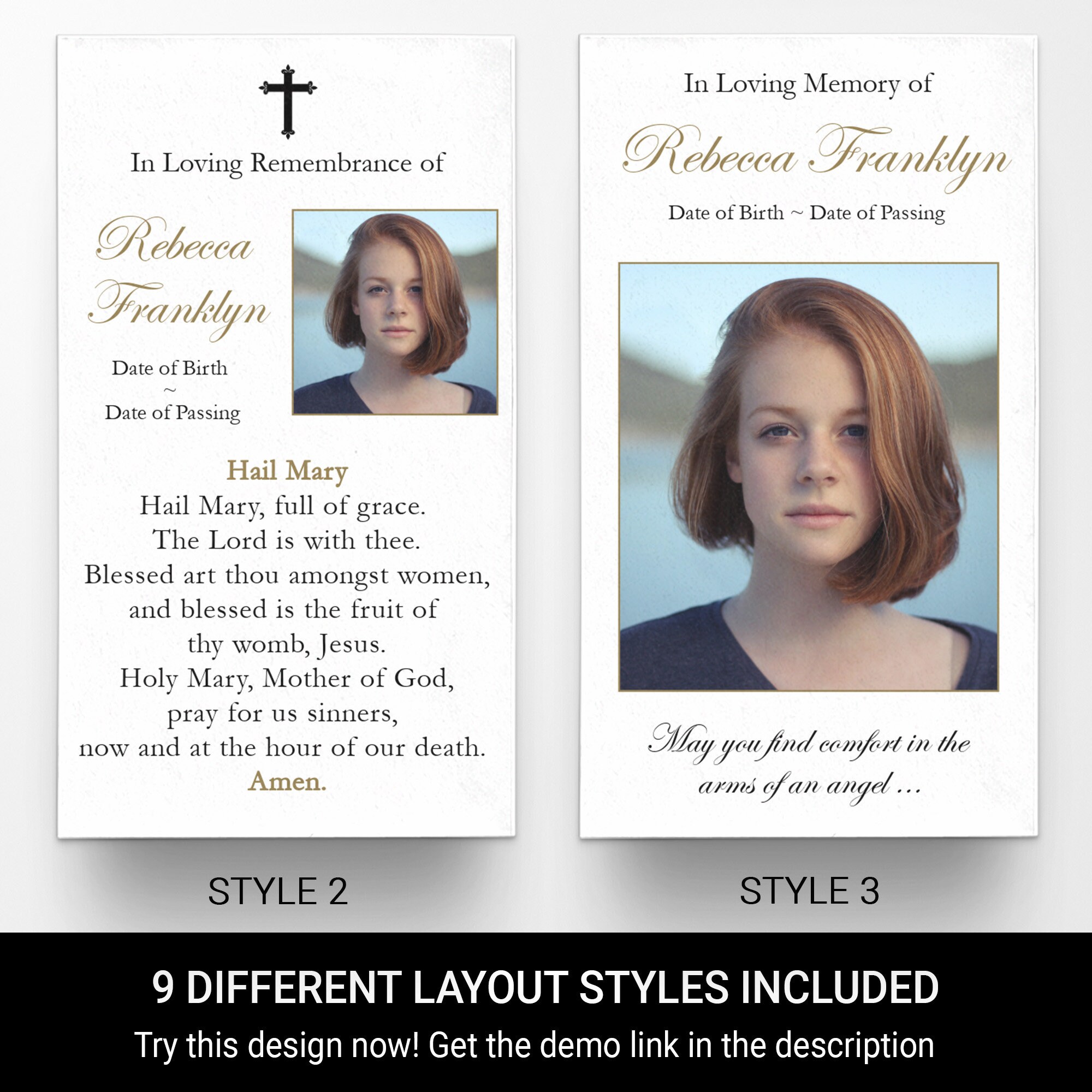 Prayer Cards Memorial Prayer Cards Catholic Prayer Cards - Etsy