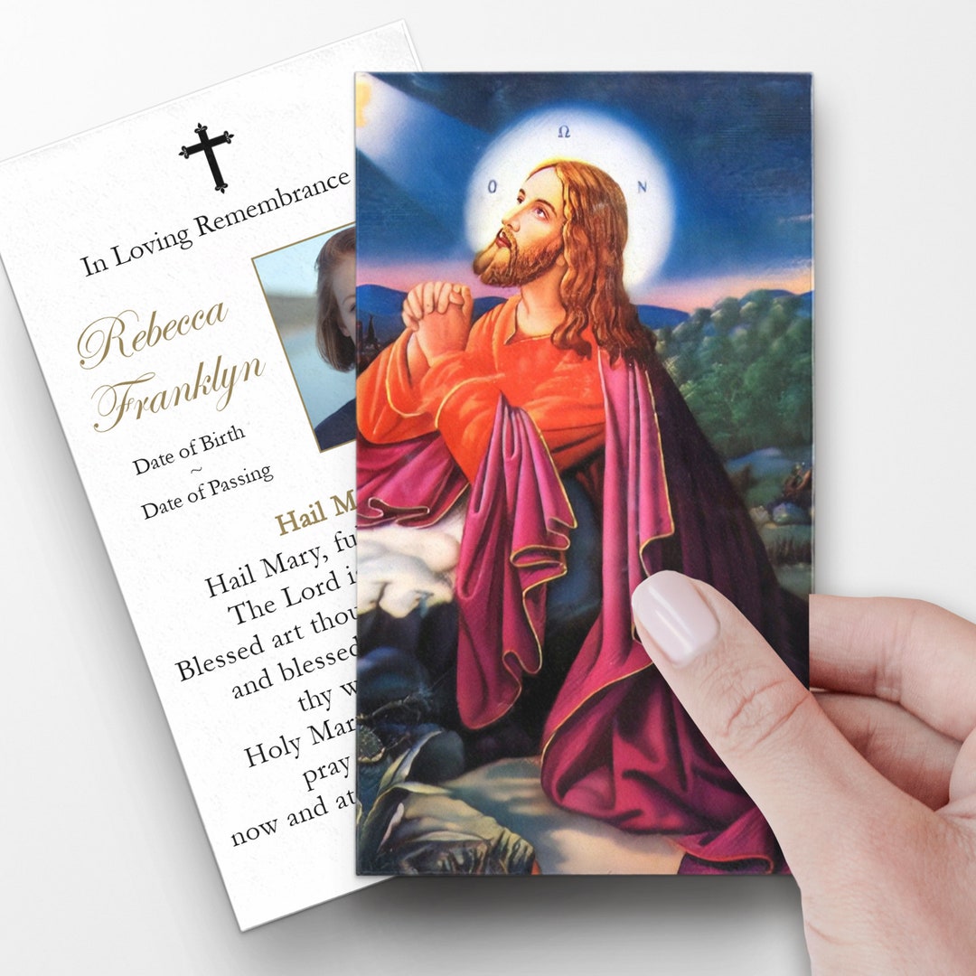 Prayer Cards, Memorial Prayer Cards, Catholic Prayer Cards ...