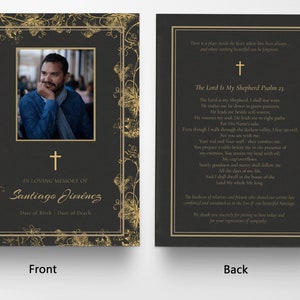 Funeral Program Template, Funeral Poems, Funeral Programs, Funeral ...