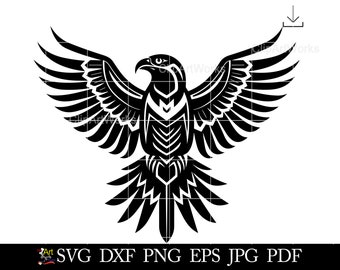 Native American Thunderbird Digital Files Svg Dxf Eps Png Silhouette ...