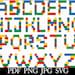 Building Brick Blocks Alphabet Clipart - Etsy
