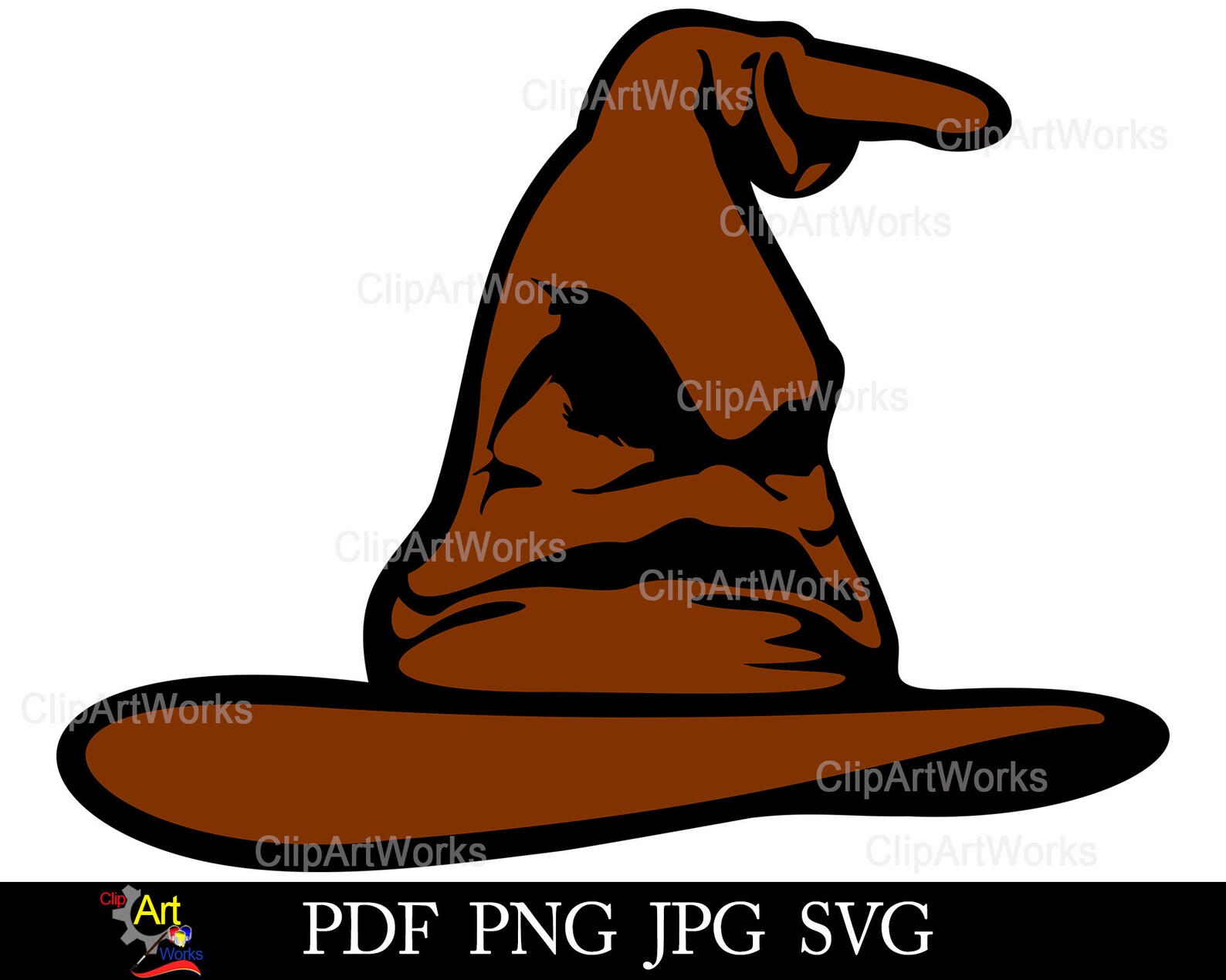 Sorting Hat Svg Harry Potter Clipart for Cricut Design Space | Etsy