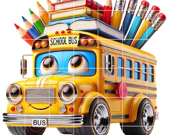 Classic American Style School Bus Clipart Top Quality Transparent ...