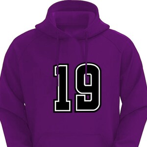 Jersey Numbers Clipart - Etsy