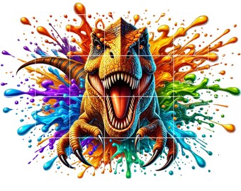 T-rex Watercolor Clipart, High Quality 300 DPI Transparent Png File ...