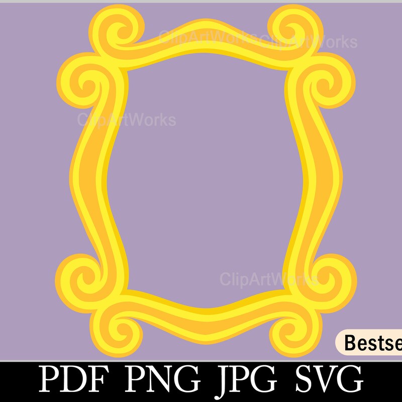 Friends Picture Frame Svg - Etsy