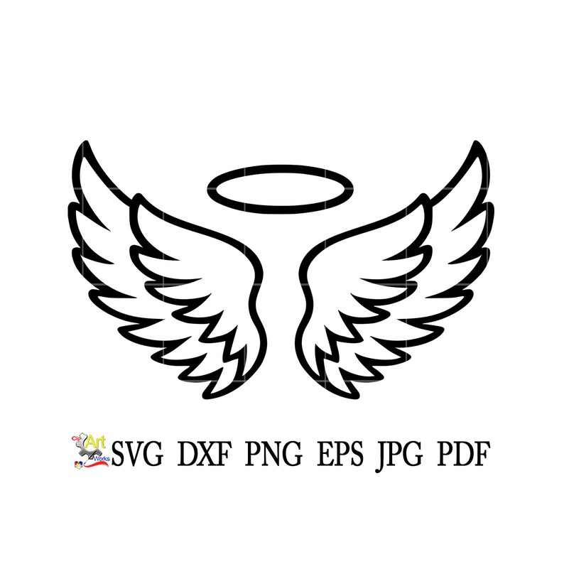 Angel Wings Clipart: Feather Wing SVG, PNG (digital Download) - Etsy