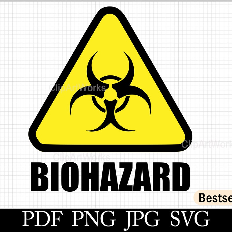 Biohazard Symbol - Etsy