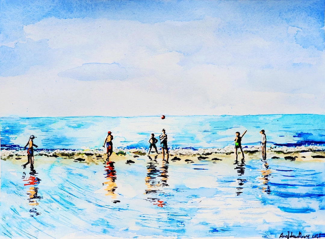 Original Painting, Watercolor Painting, Cape Cod Water Color Art, Beach ...
