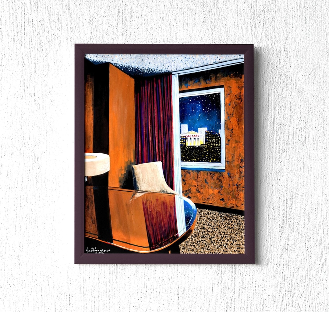 Liminal Space Art Print - Retro Office Decor - Vaporwave 80s Style ...