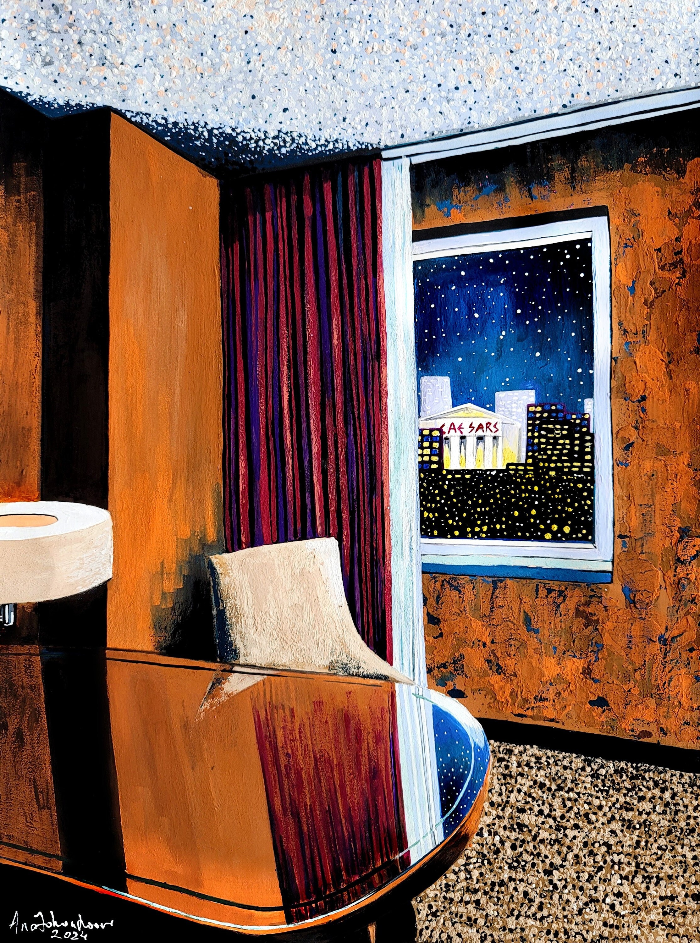 Liminal Space Art Print Retro Office Decor Vaporwave 80s Style Modern ...