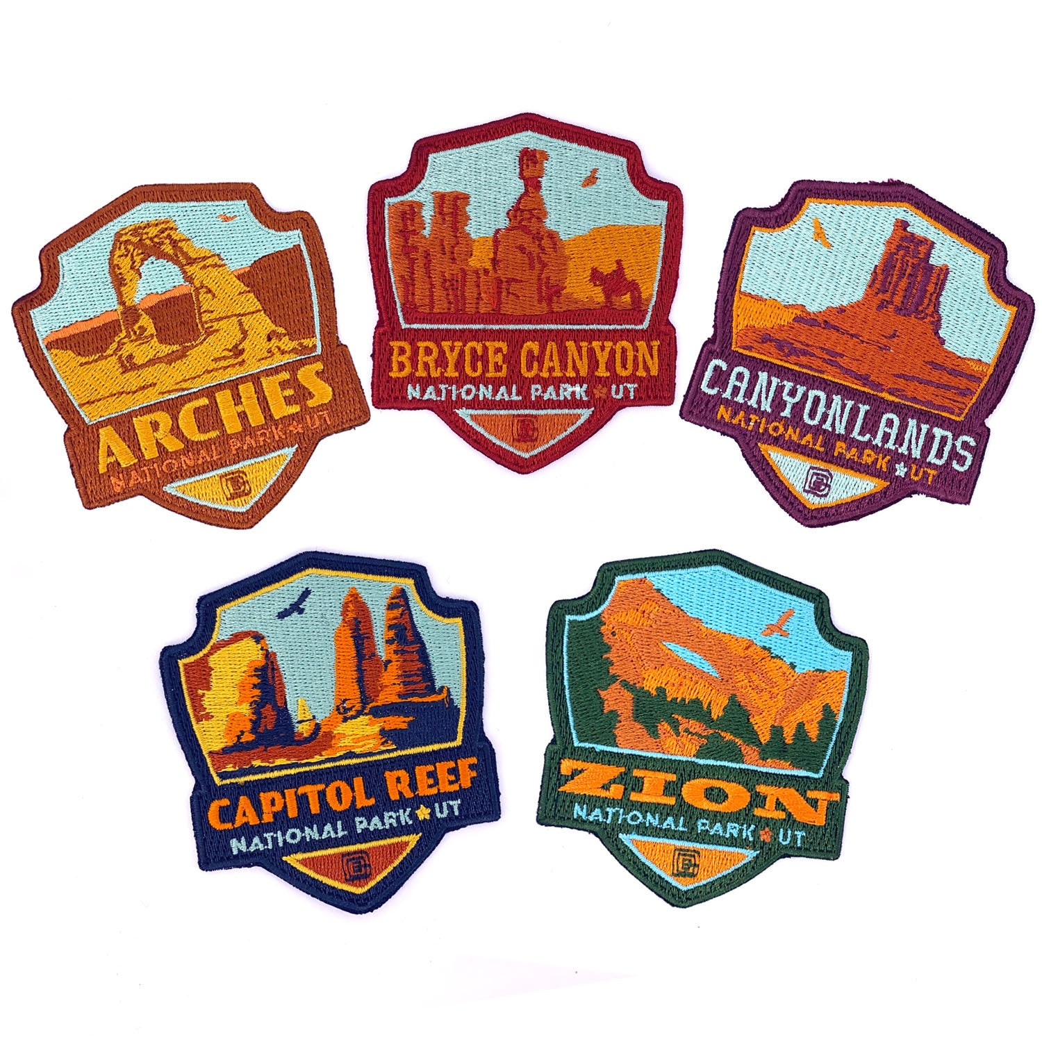 Embroidered Iron-on National Park Patches - Etsy