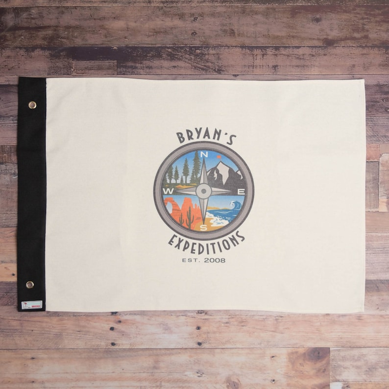 Original Expedition Flag (circular Lettering) - Etsy