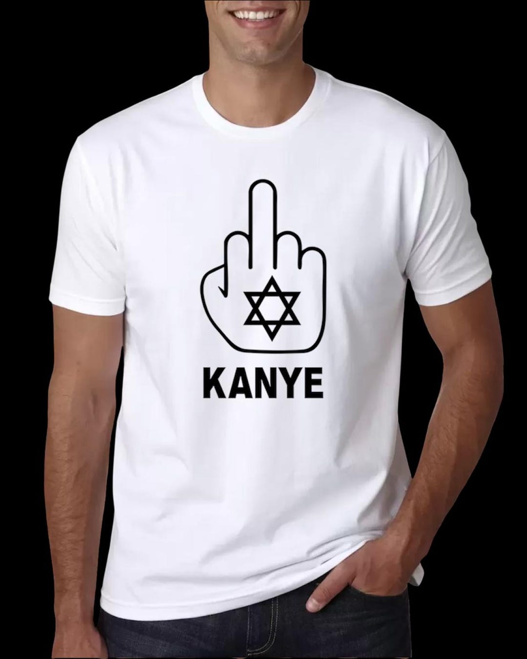 Kanye Finger T-shirt - Etsy