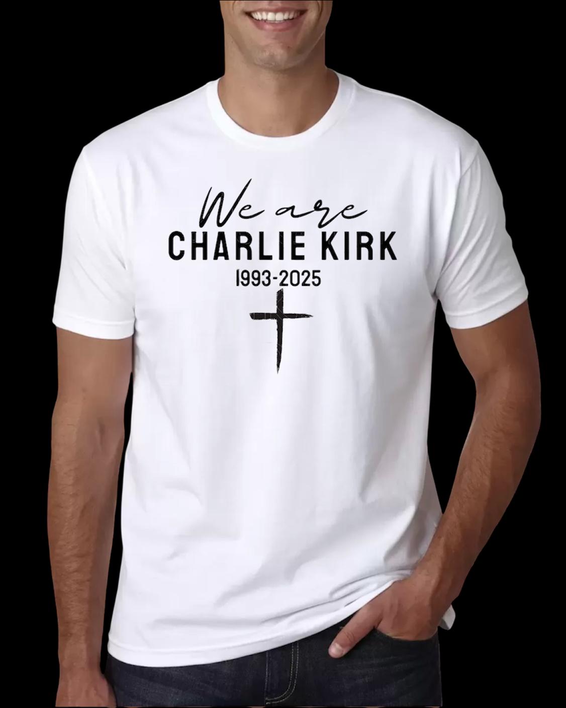 I Am Charlie T-shirt I Am Charlie We The People - Kirk Memorial Tribute ...