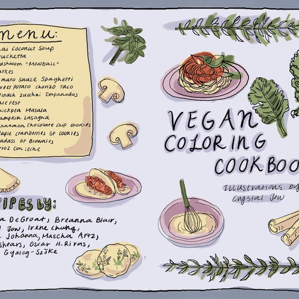 Vegan Colouring Book - Etsy