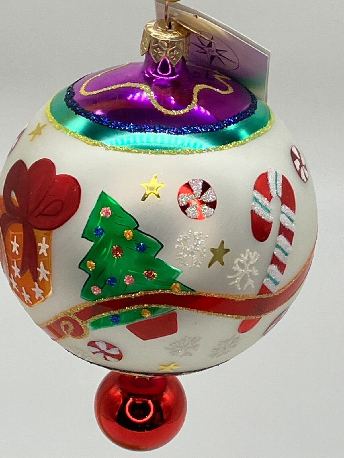 Vintage New Christopher RADKO 2000 RIBBONS and GIFTS Ornament 00-439-0 ...