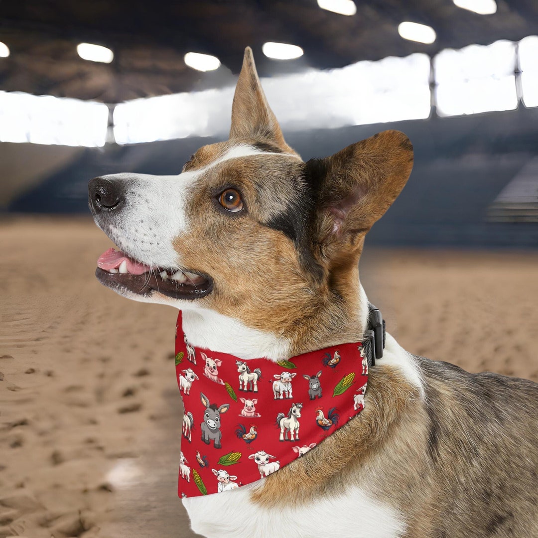 Baby Farm Animal Bandana, Cute Farm Bandana, Farm Animal Bandana ...