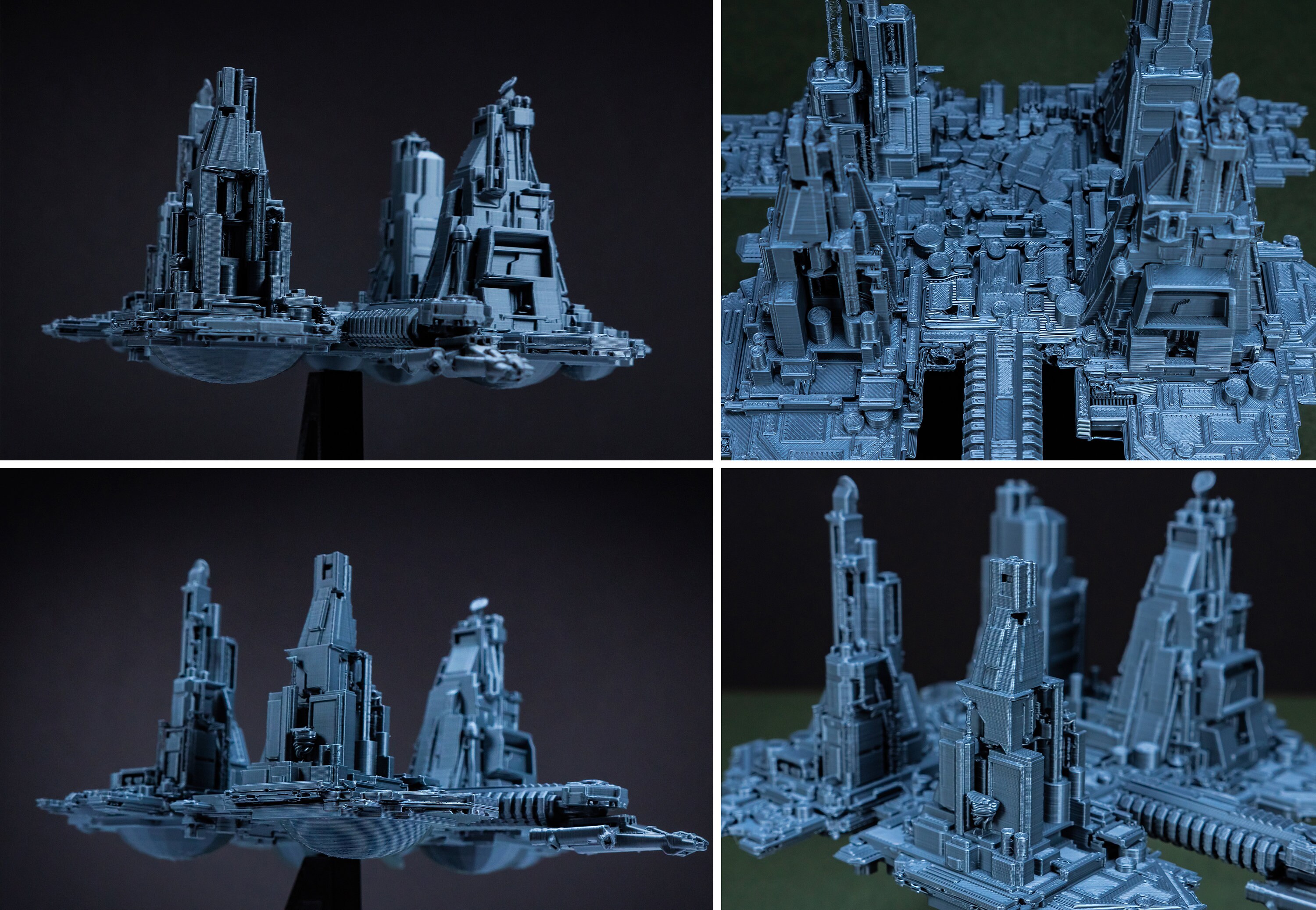 THE REFINERY Installation Plastic Model Spaceship ALIEN | Etsy