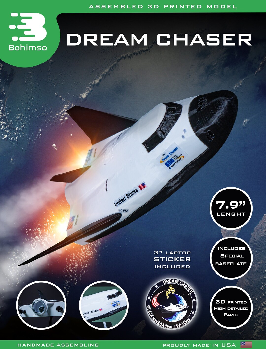 Dream Chaser Spacecraft Top View