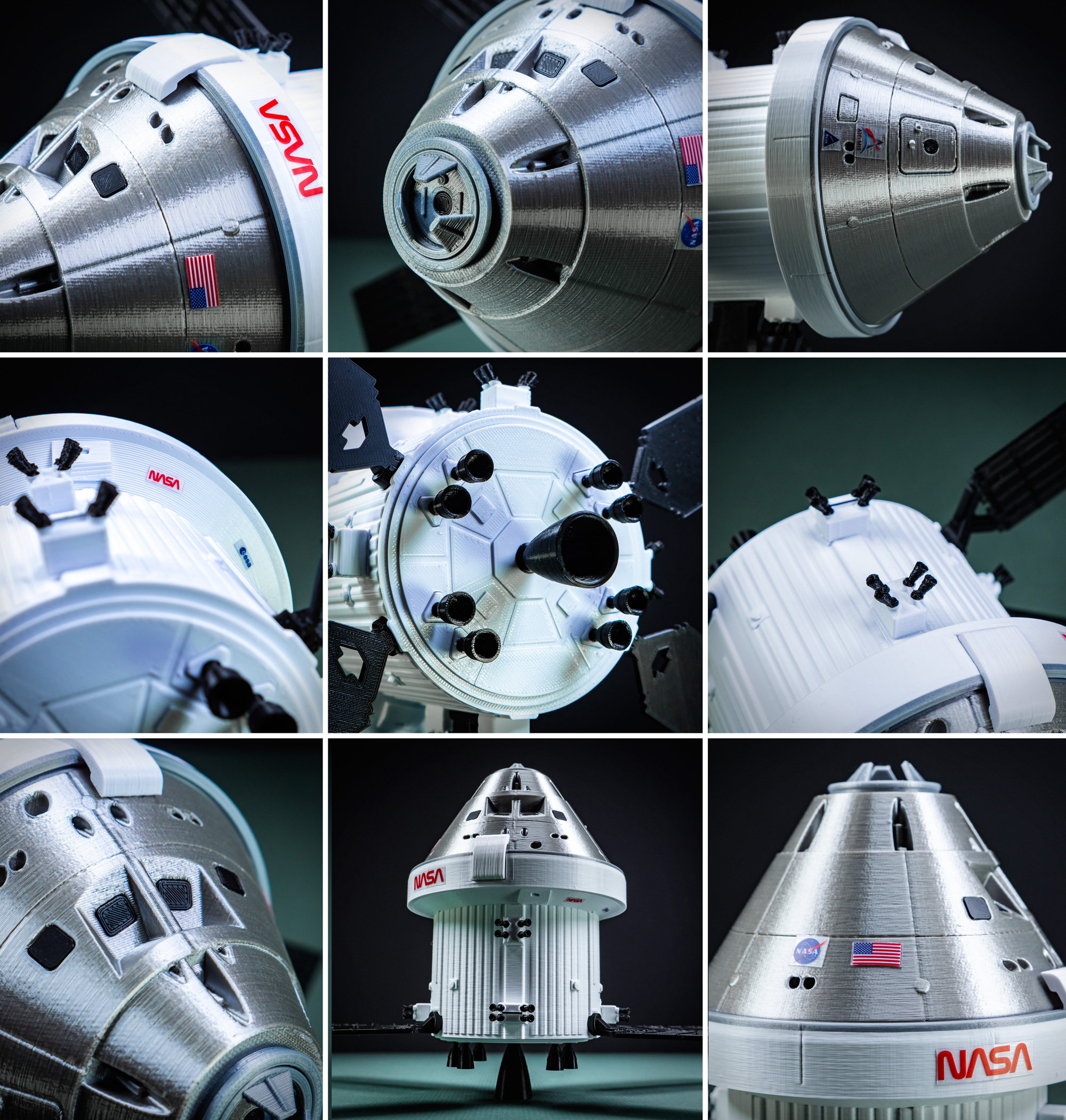 Spacecraft Plastic Models