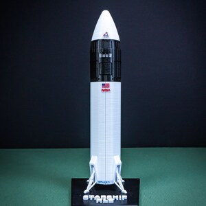STARSHIP HLS Human Landing System Plastic Model Rocket Spacex ...