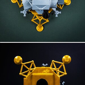 LM Lunar Lander Module Apollo Mission Plastic Model Rocket NASA Scale 1:48 Spacecraft 3D Print ...