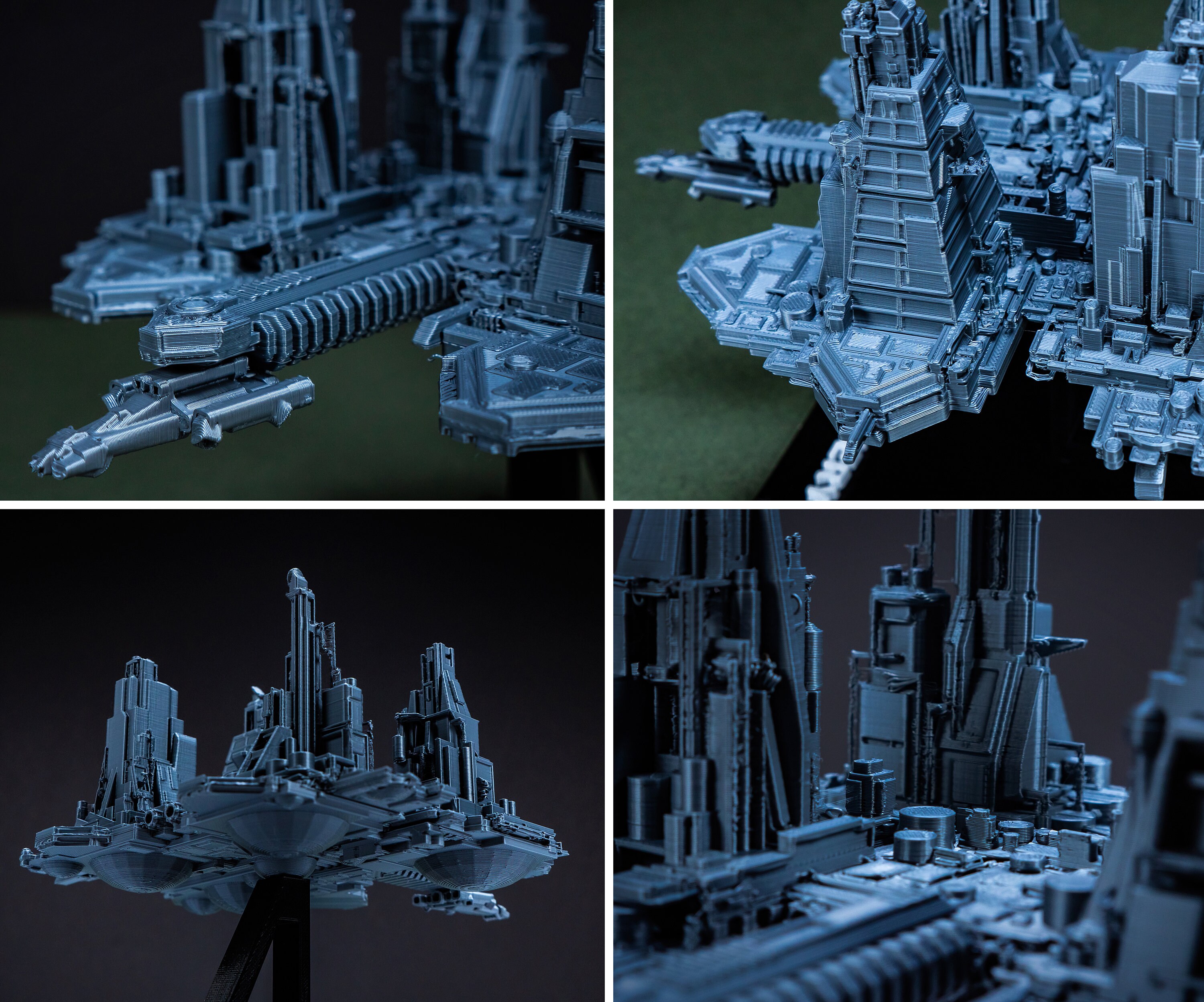 THE REFINERY Installation Plastic Model Spaceship ALIEN | Etsy