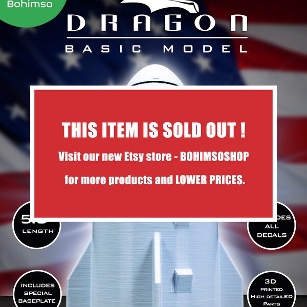 Dragon Spacecraft - Etsy