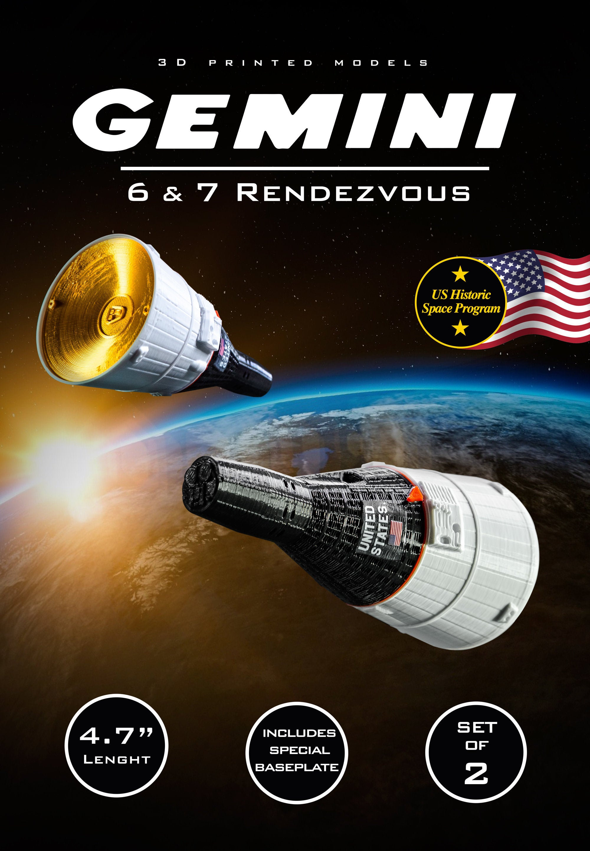 Gemini Capsule for sale | Only 3 left at -60%