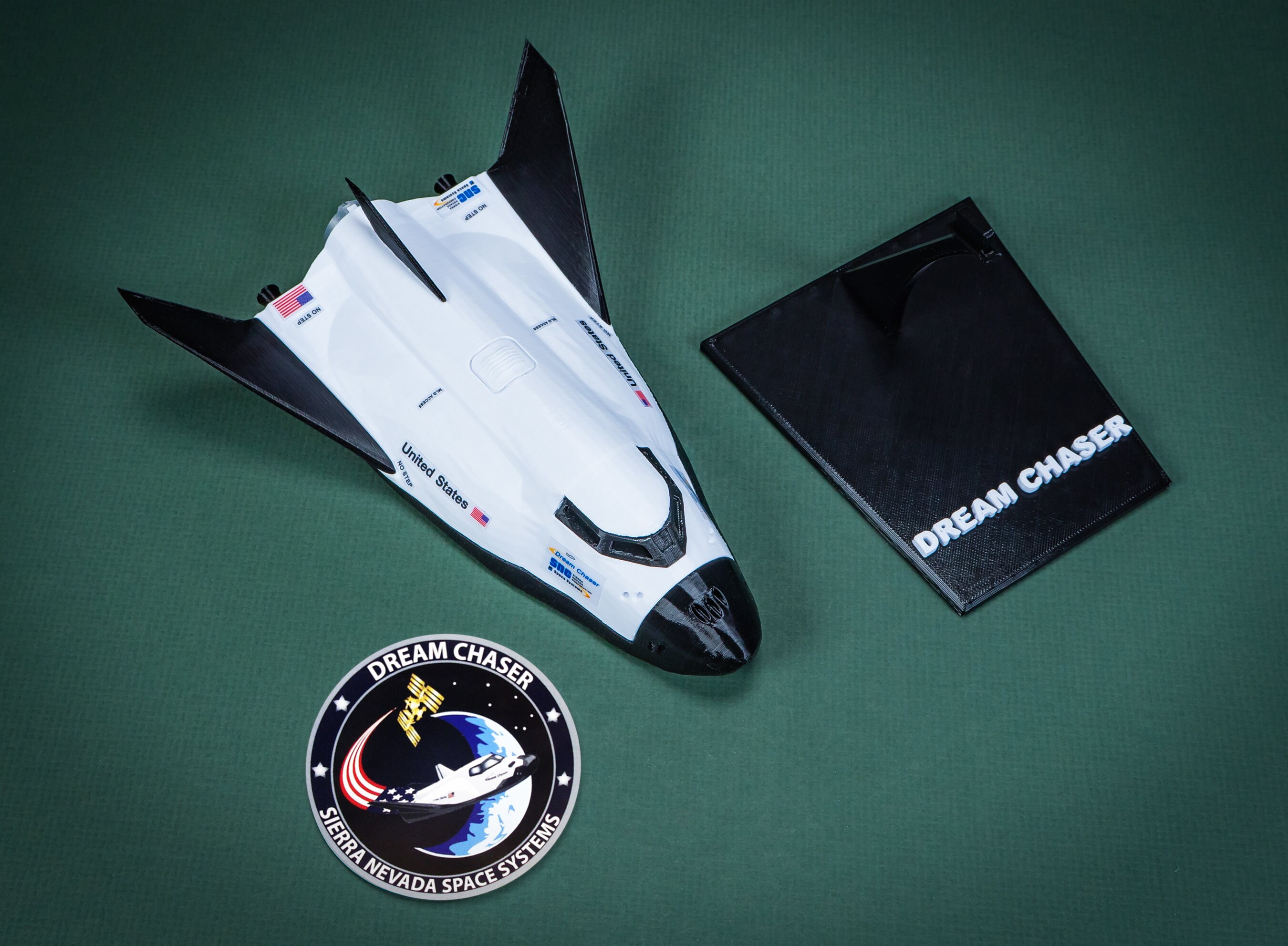 Dream Chaser Spacecraft Display Model