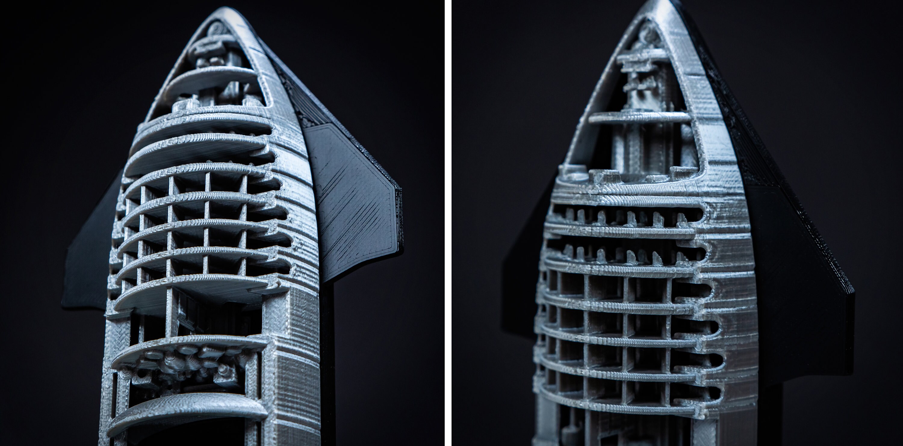 STARSHIP Cutaway Spaceship Plastic Model Rocket Spacex - Etsy Canada