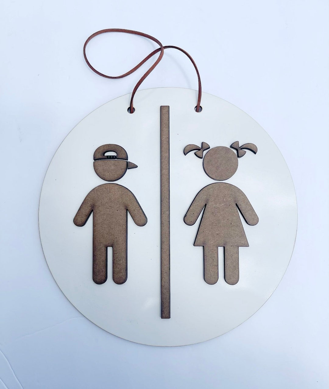 Toddler Figure Bathroom Sign. Bathroom Signs for Kids - Etsy