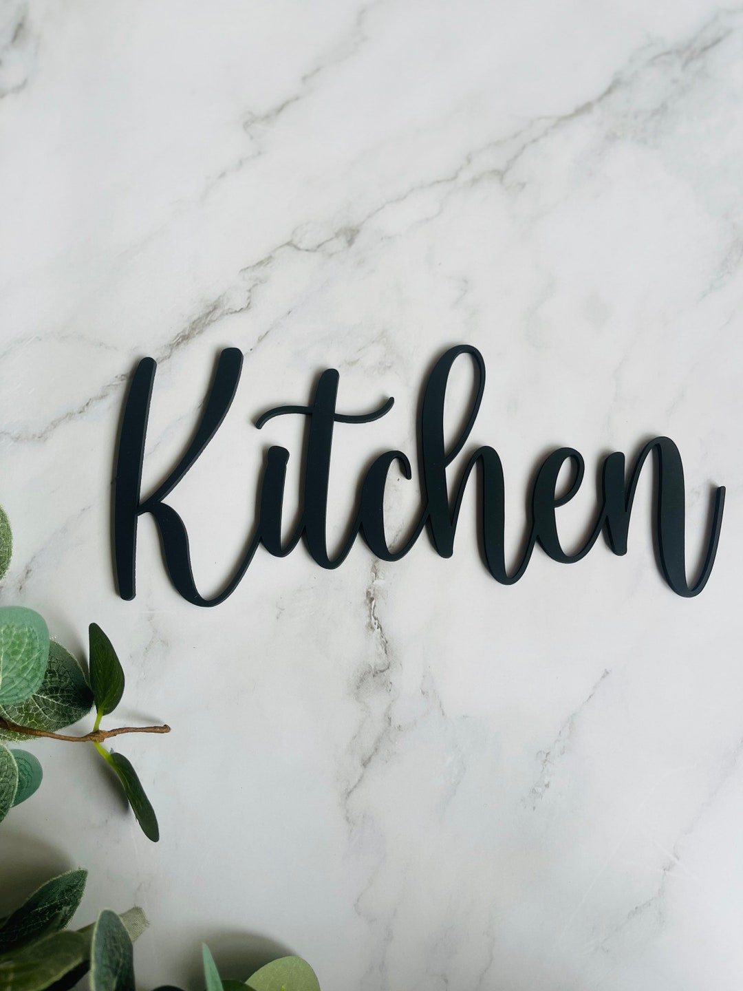 Kitchen Cutout, Kitchen Word Cutout, Signs for Kitchen - Etsy