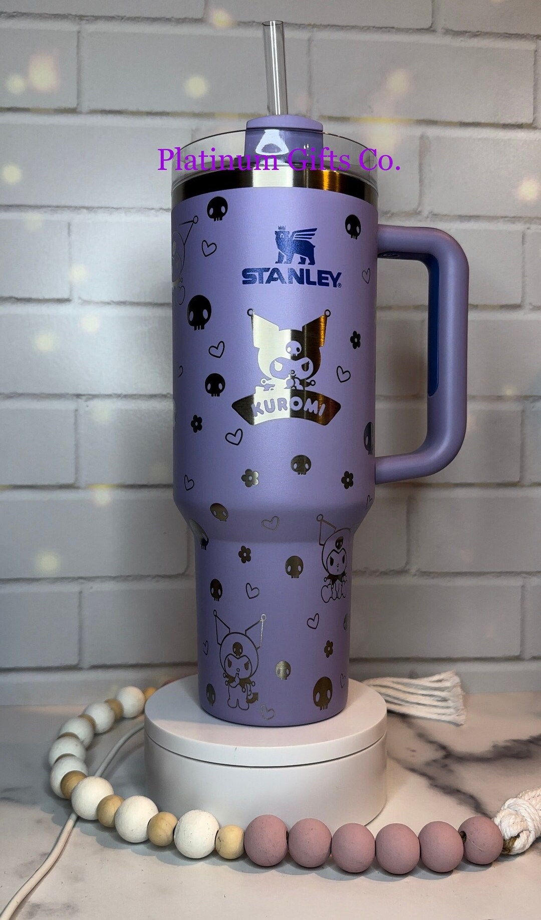 Kuromi Engraved 40oz Stanley Tumbler Sanrio Characters Cup - Etsy