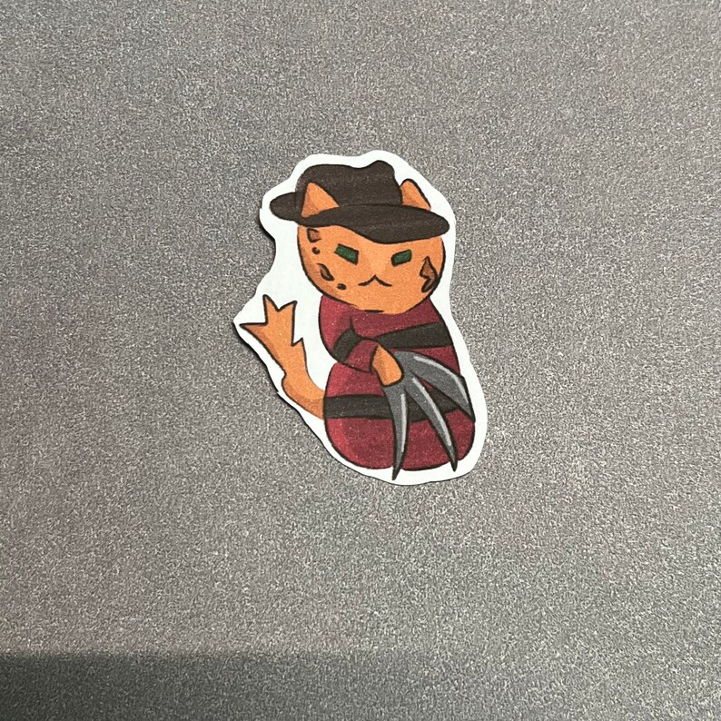 Horror Icons - Cat Stickers - Horror Movies - Etsy