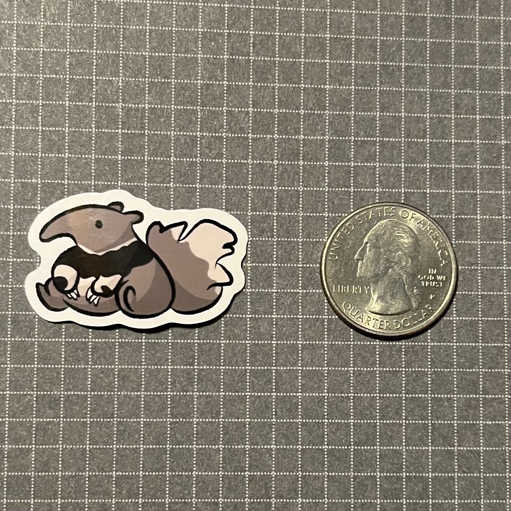 Anteater Vinyl Sticker Waterproof Sticker Wildlife - Etsy