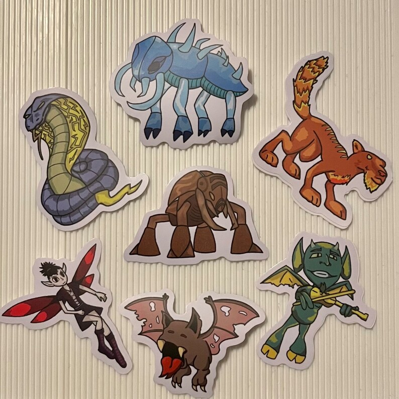 Wizard101 Starter Spell Stickers - Matte Waterproof Vinyl Stickers ...
