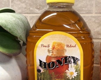 One Gallon Pail, 12lbs Raw Honey, Small Batch Honey, Artisan Honey, Western Washington Honey ...