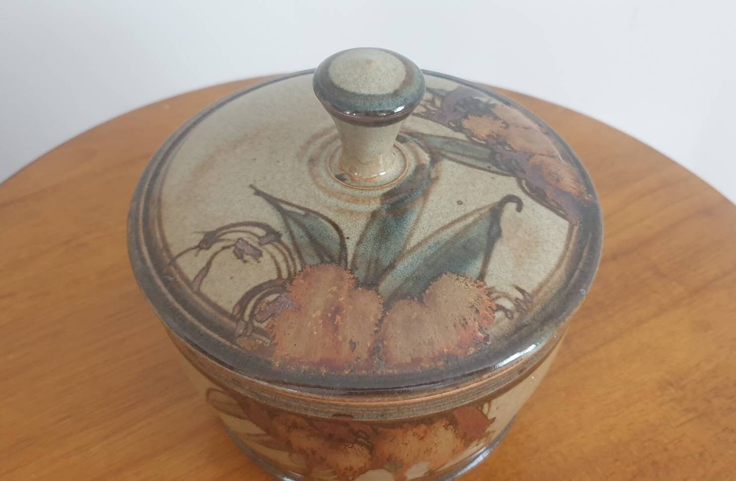 Vintage Maldon Pottery - Jar With Lid. - Etsy