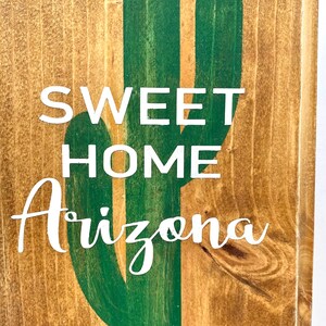 Sweet Home Arizona Arizona Home Sign Arizona Decor | Etsy
