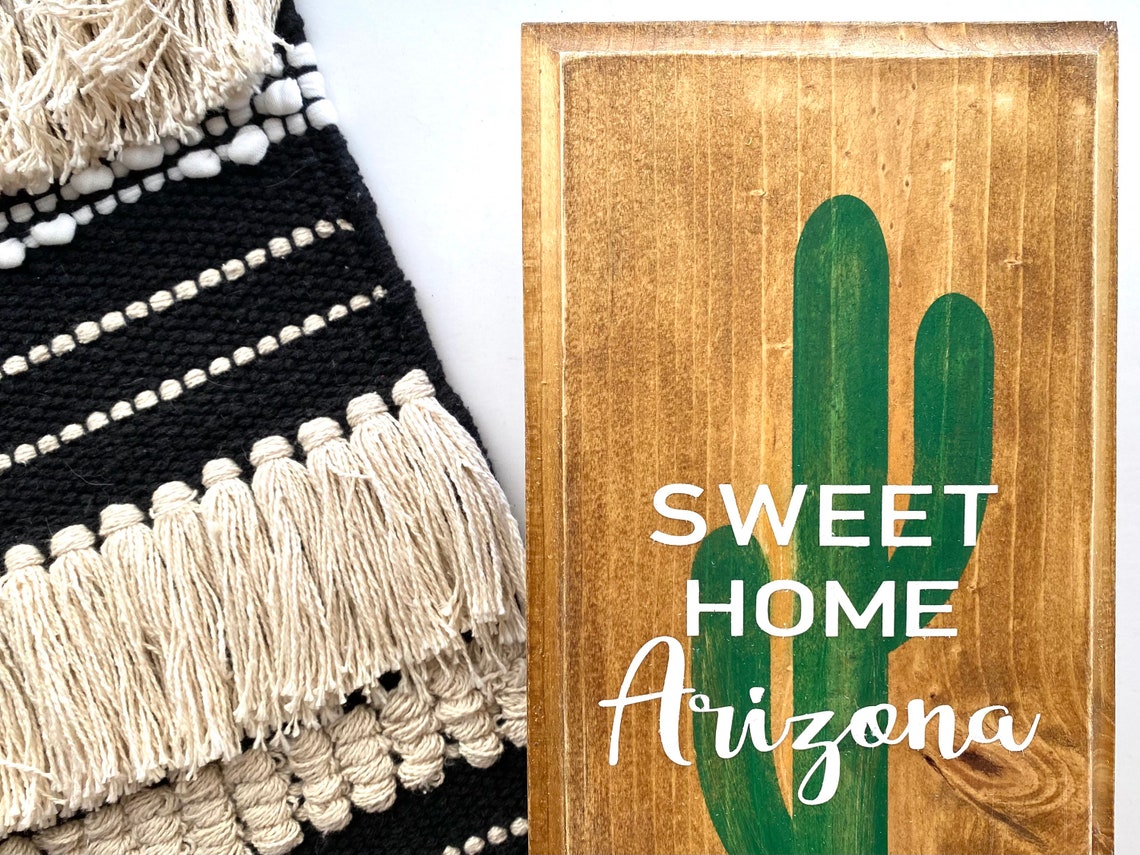 Sweet Home Arizona Arizona Home Sign Arizona Decor | Etsy