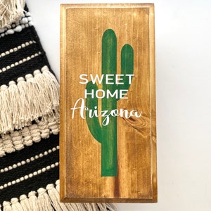 Sweet Home Arizona Arizona Home Sign Arizona Decor | Etsy