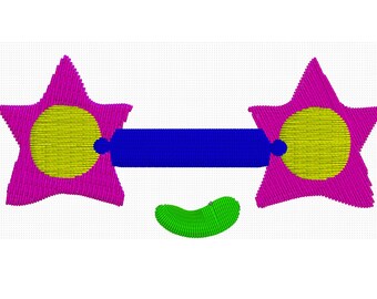 Cute Kawaii Slime Face Pack Embroidery Machine Design File - Etsy