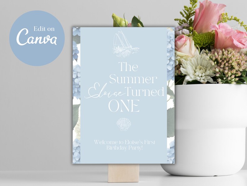 The Summer I Turned One Welcome Sign, the Summer I Turned Pretty ...