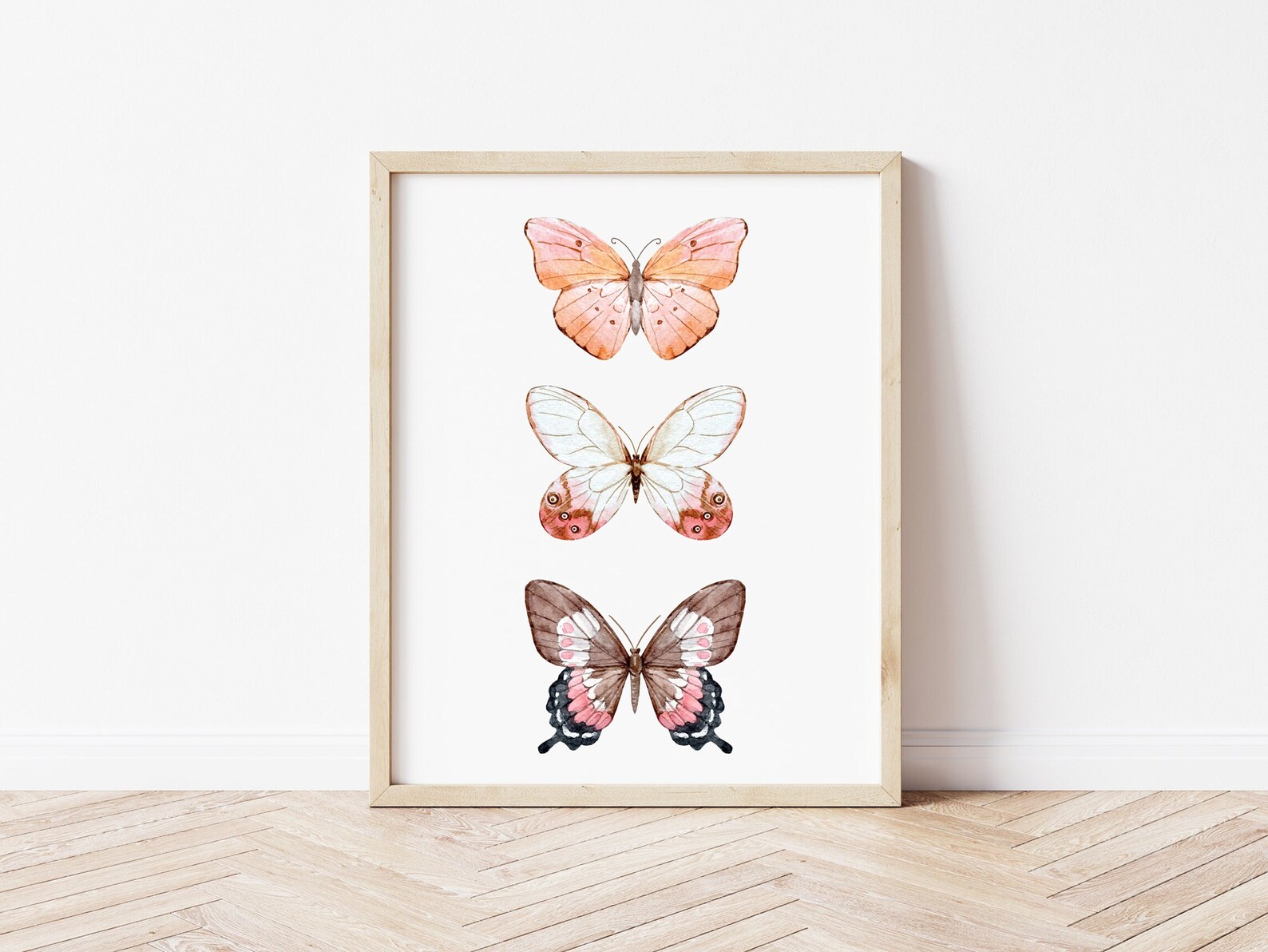 Girl's Nursery Wall Art, Watercolor Butterfly Print, Girl's Room Decor ...