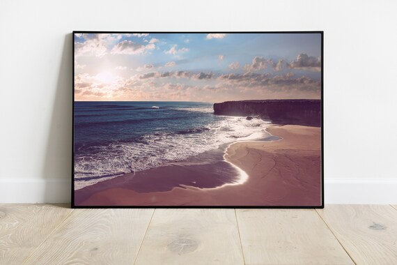 Beach Sunrise Photography Beach Photo Wall Art Sunrise | Etsy