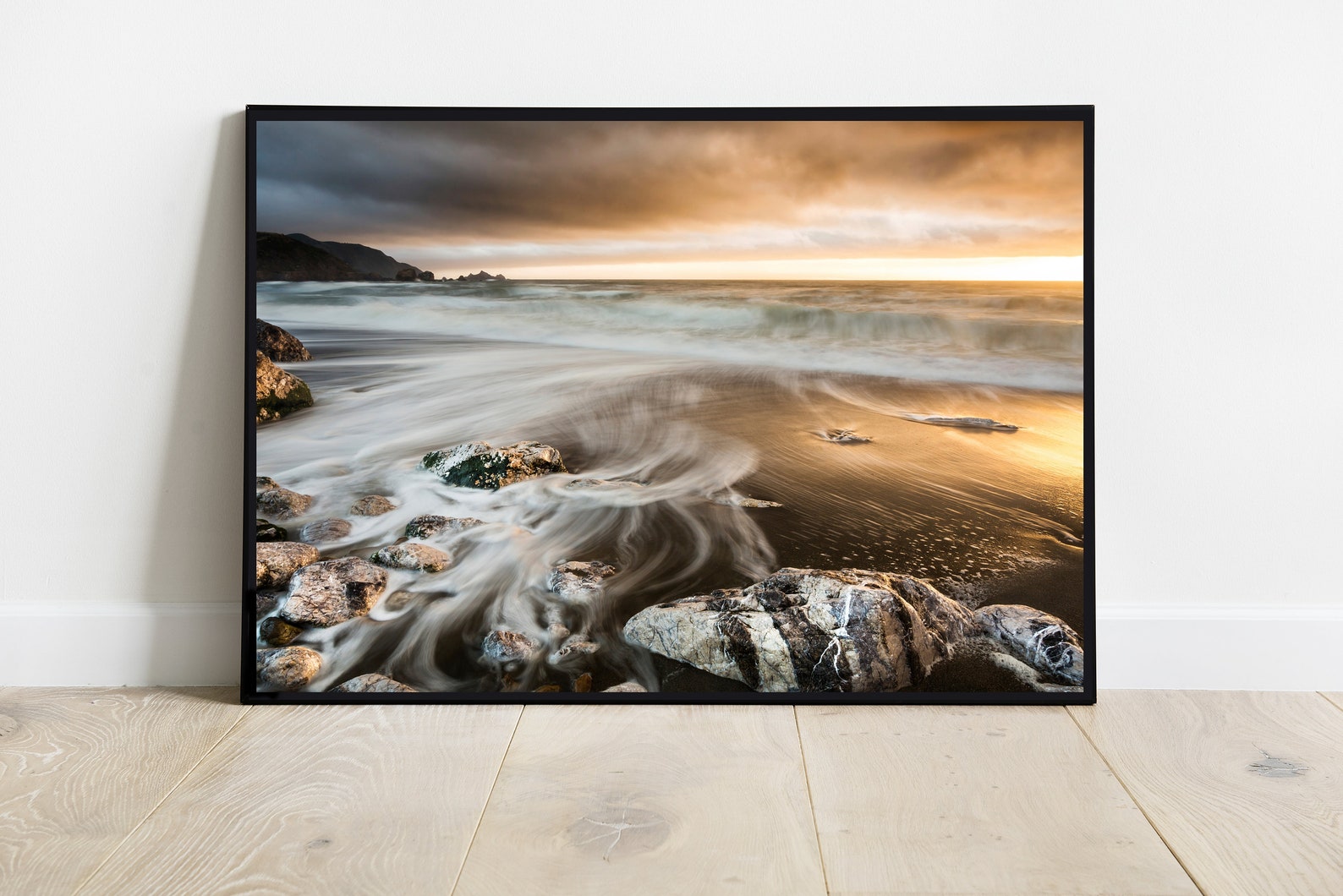 Beach Photography, Coastal Wall Art, Foggy Beach Photo, Landscape ...